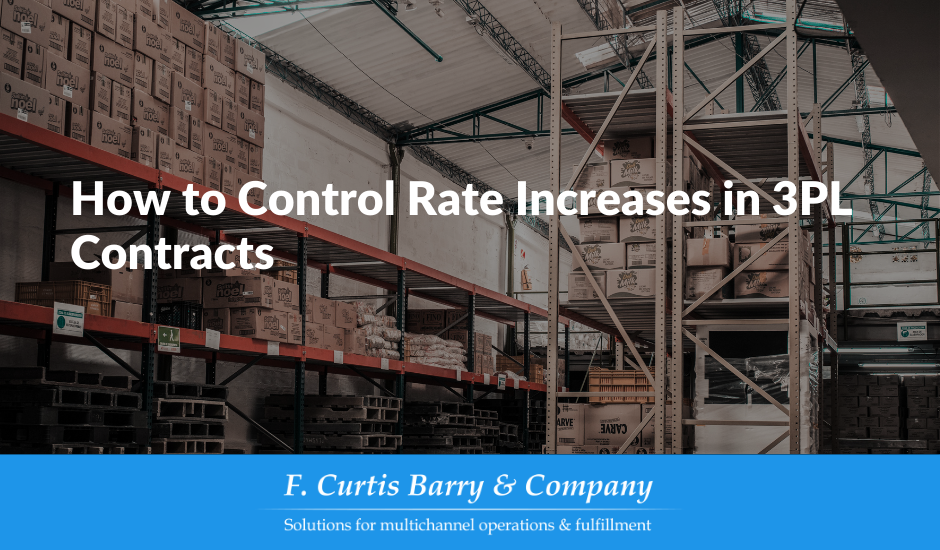 How to Control Rate Increases in 3PL Contracts